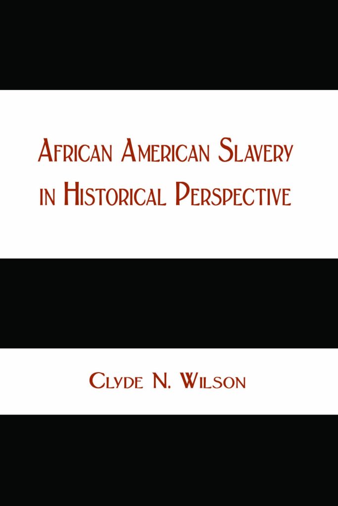 African American Slavery in Historical Perspective — Shotwell Publishing